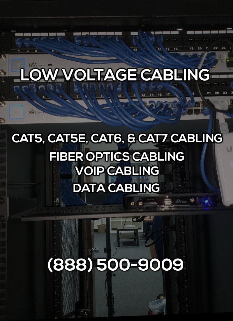 Low Voltage Cabling in Corona CA | Network, Data, & Voice